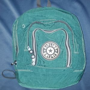 Kipling | Bags | Green Kipling Full Size Backpack | Poshmark